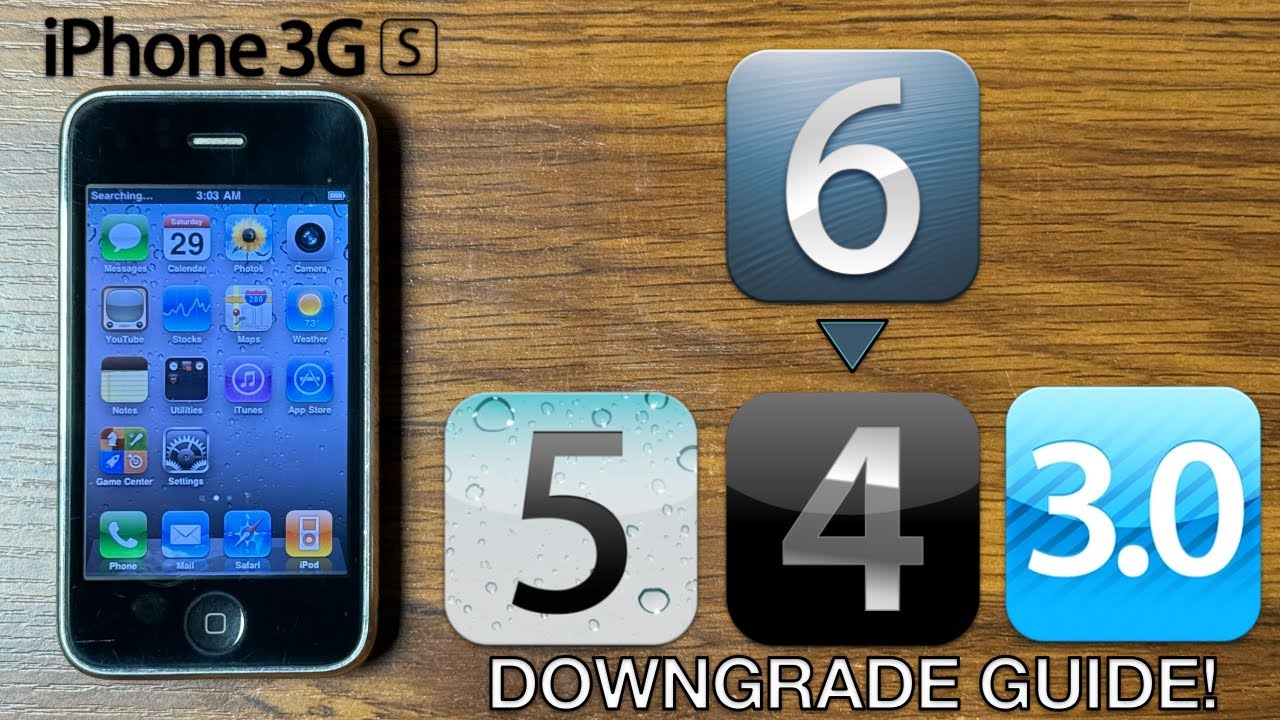 How To DOWNGRADE iPhone 3GS From iOS 6 to iOS 5, iOS 4 or iOS 3 in 2026 ...