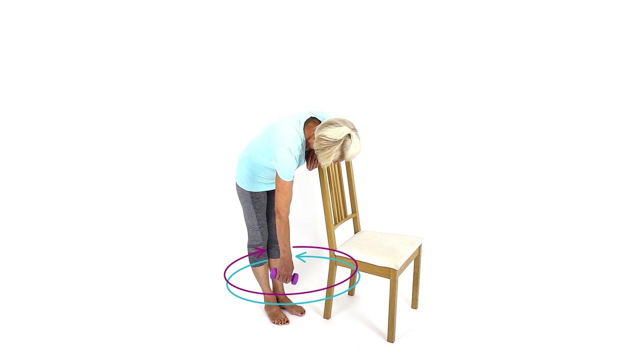 Senior: Pendulum Exercise With Traction - YouTube