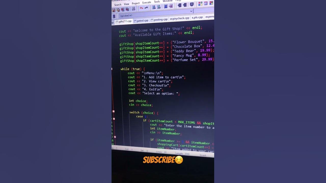 Ts Shop Ide Dev C Cppprogramming Youtube