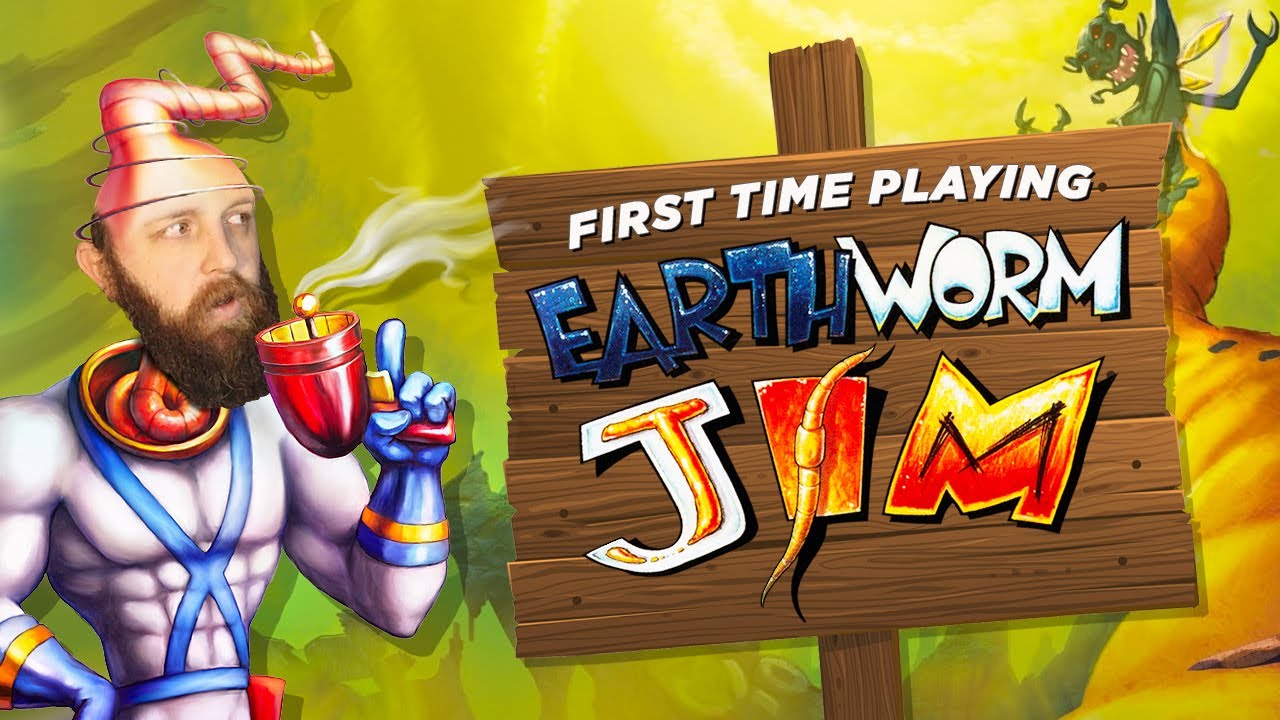 First Play - Earthworm Jim (SNES) - YouTube