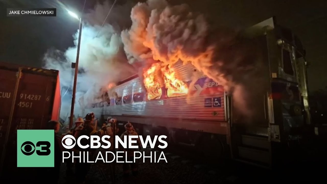 350 passengers evacuated safely after fire on SEPTA train in ...