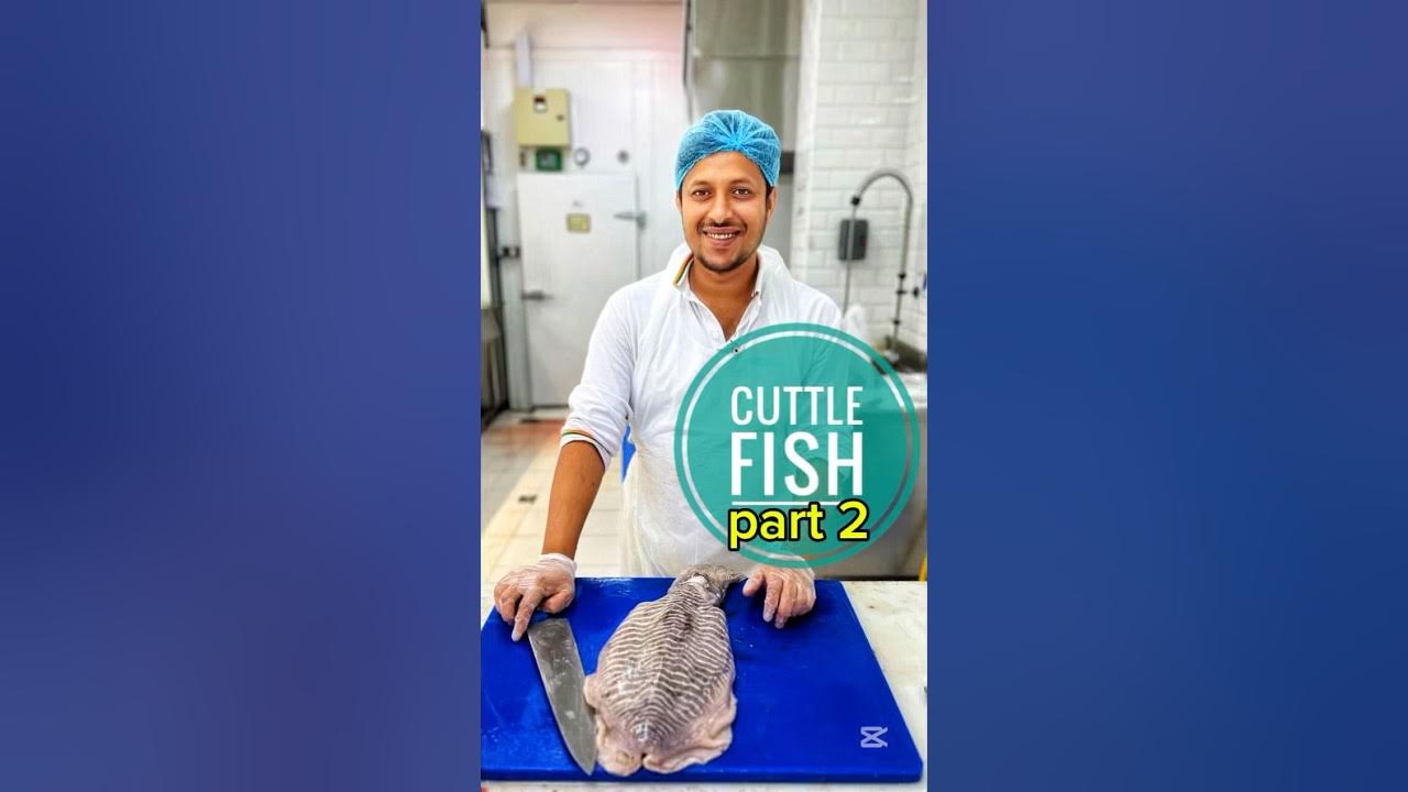 Cuttle fish cutting short video part 2 - YouTube
