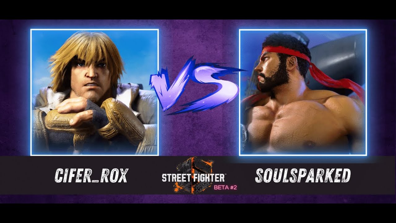 SF6 Beta #2 - Day 2 Cifer_Rox (Ken) vs. soulsparked (Ryu) - YouTube