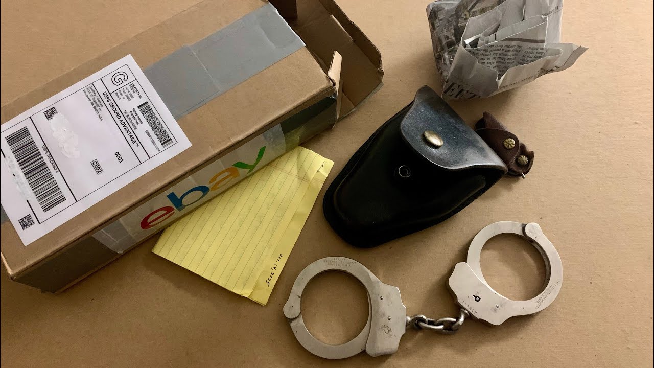 Package unboxing from eBay. Vintage Peerless handcuff. - YouTube