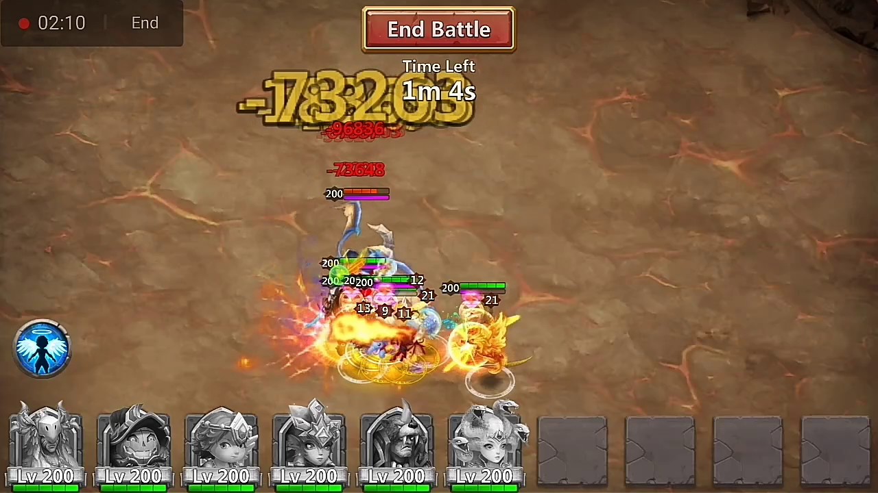 castle clash boss fight - YouTube