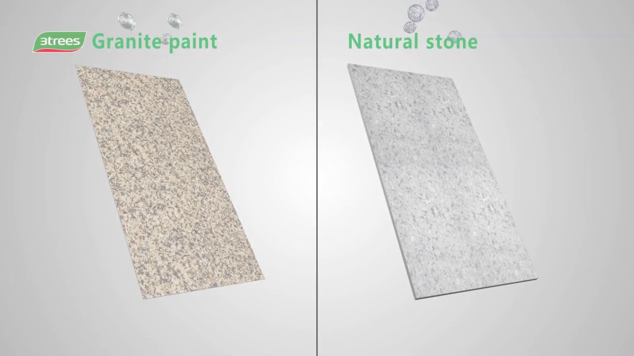 3TREES Granite Paint，Making Nature More Beautiful - YouTube