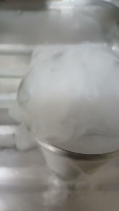 this is what happens when you put dry ice in water #cool #fun #asmr ...
