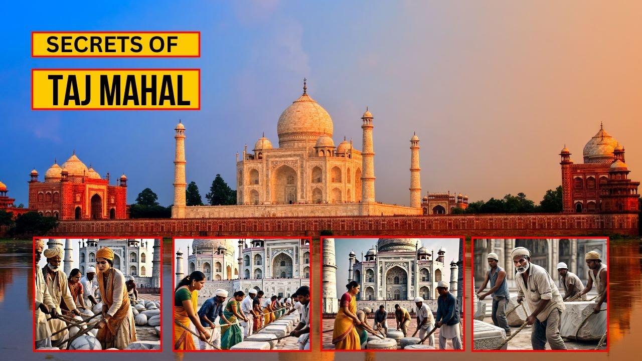 Hidden Secrets of Taj Mahal | 4 Colors Of Taj MahaL - YouTube