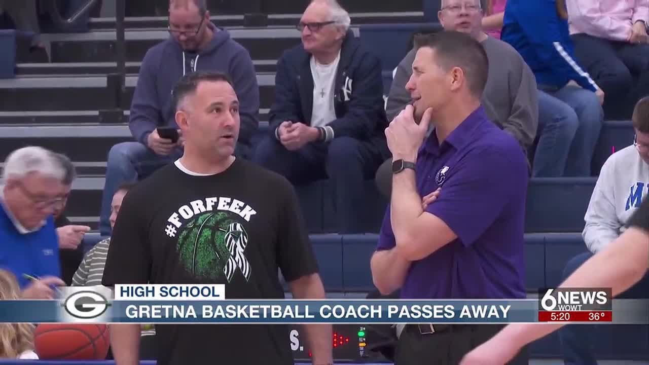 Gretna High boys basketball coach Brad Feeken dies - YouTube