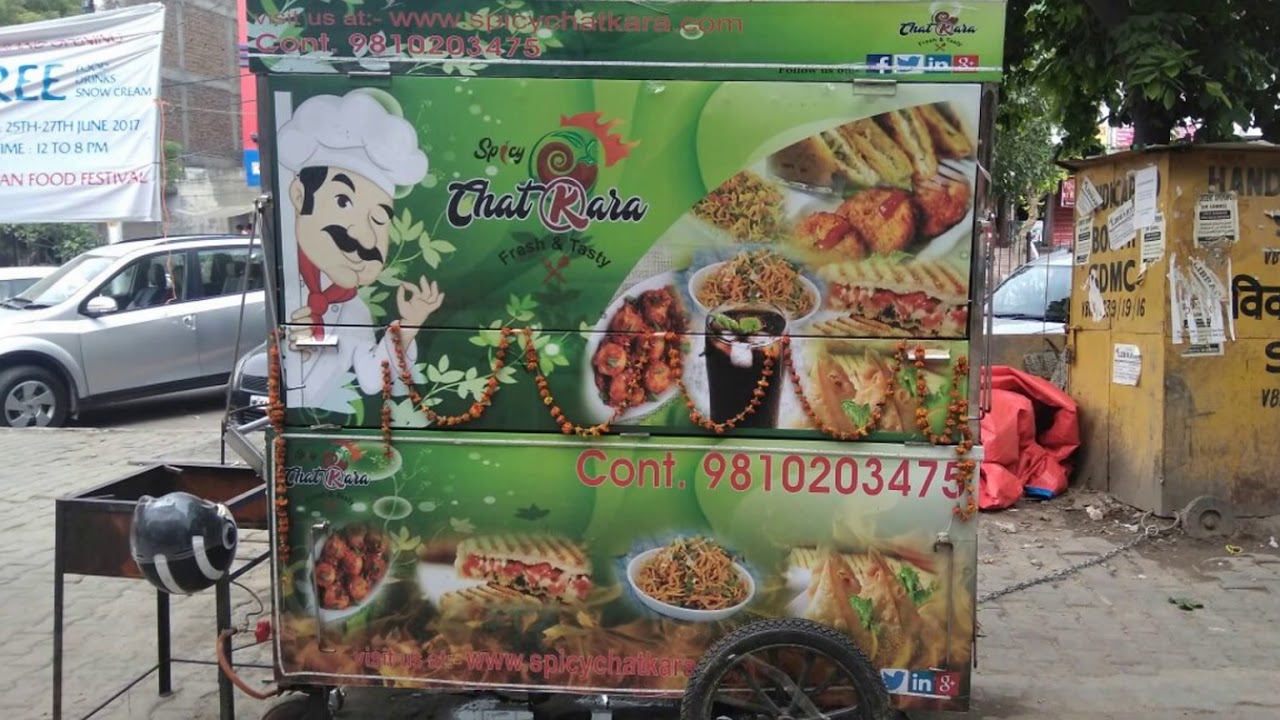 Spicy chatkara Food kiosk now placed @ ramphal chowk near vijaya bank ...
