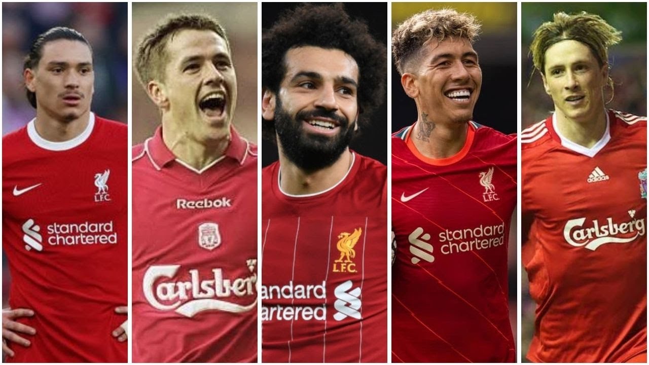 🔥Liverpool Forwards: Premier League Goals Stats⚽ in Their First Reds ...