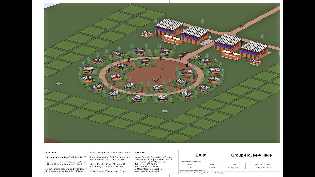 Group House Village for Kiboga District in Uganda - YouTube