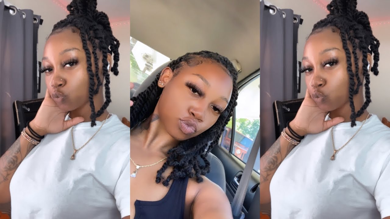 INVISIBLE LOCS TUTORIAL 🔥| TWO STRAND TWIST| First Time 😍 ️‍🔥 - YouTube