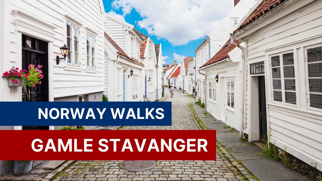 Norway Walks: Stavanger Old Town - Gamle Stavanger - YouTube