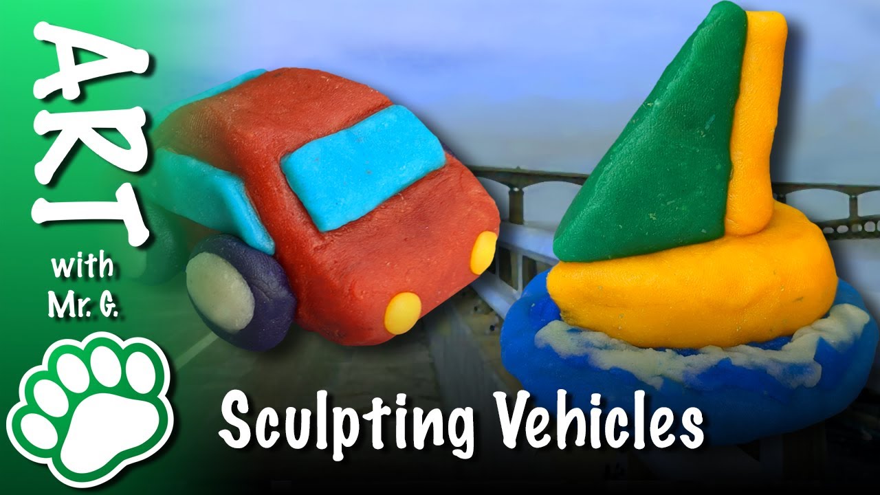 Sculpting Vehicles with Play-Doh | Art with Mr. G. - YouTube