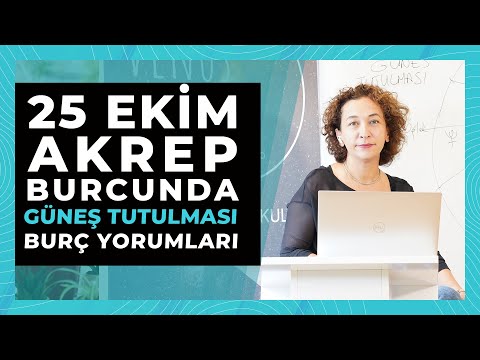 25 Ekim Akrep Burcunda Güneş Tutulması