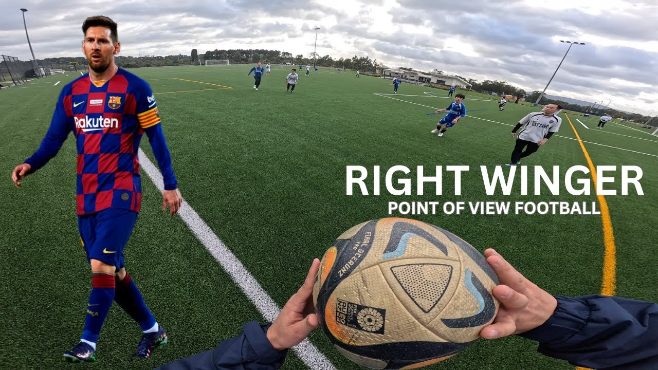 RIGHT WINGER POINT OF VIEW FOOTBALL I POV FOOTBALL - YouTube
