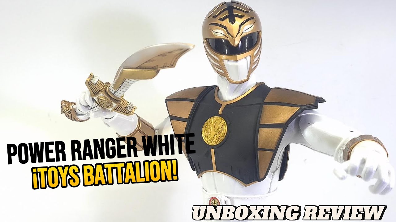 “Unboxing y Reseña del Power Ranger Blanco de Toys Battalion | Detalles ...