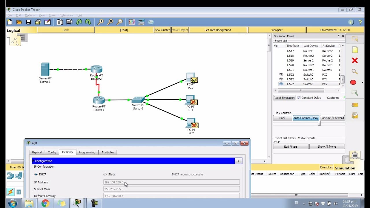 Configuracion Dhcp Con Packet Tracer Youtube Hot Sex Picture