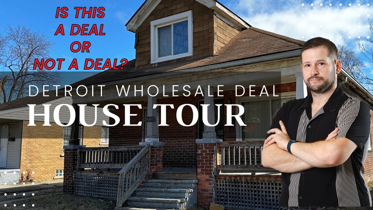 A House Tour on a Wholesale Deal in a Detroit Home - YouTube