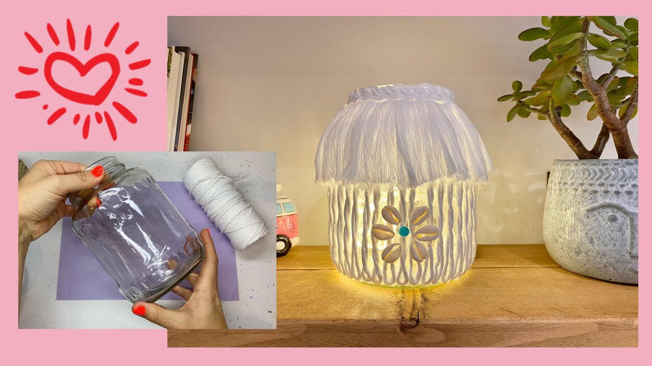 Amazing 🤩 | Easy DIY for Macrame Beginners | Recycle Jar | DIY Home ...