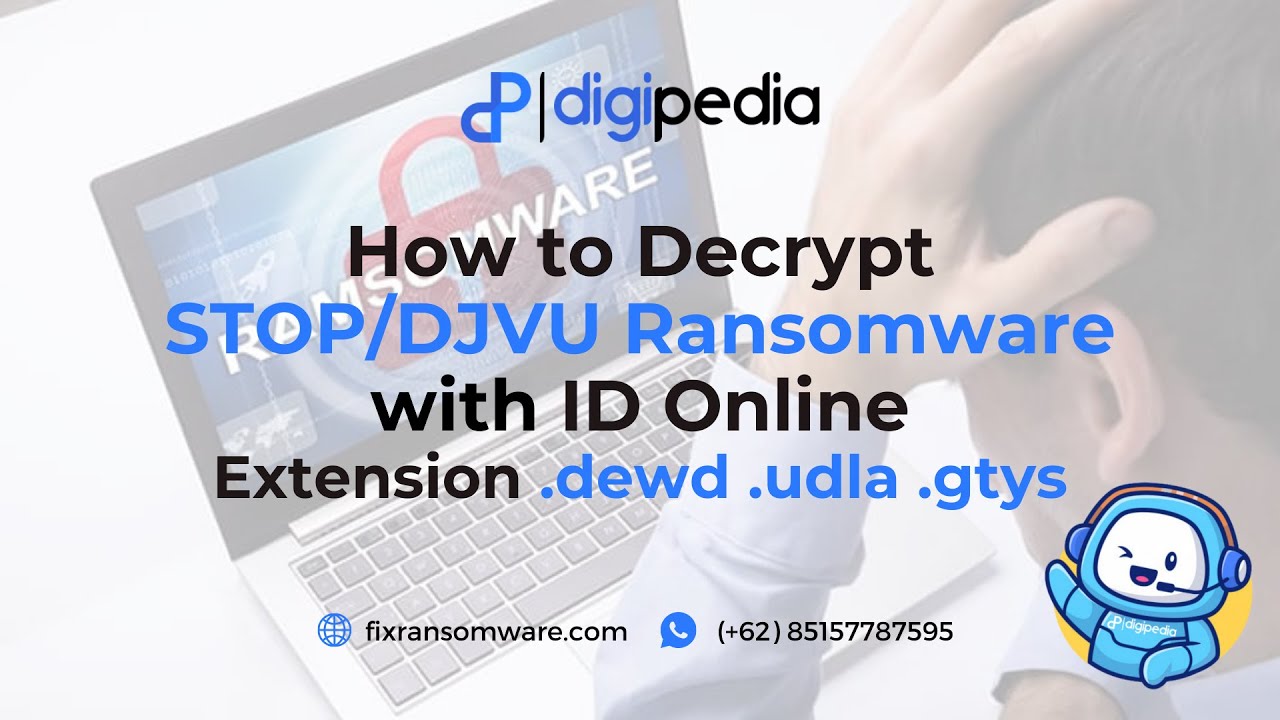 How to Decrypt STOP/DJVU Ransomwarewith ID Online Extension .dewd .udla ...