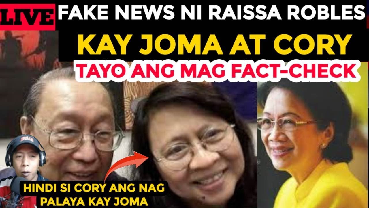RAISSA ROBLES DAPAT E FACT-CHECK NAGKAKALAT NG FAKES NEWS TUNGKOL KAY ...