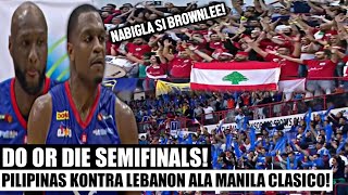 PARAMIHAN NG FANS! DO OR DIE SEMIFINALS NG PILIPINAS KONTRA LEBANON ...