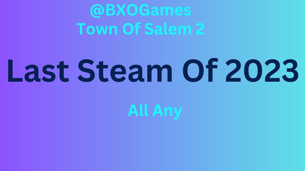 Last Stream Of 2023 - YouTube