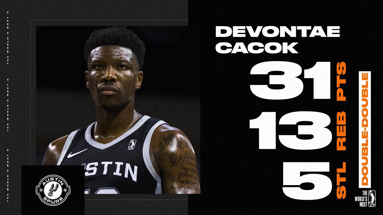 Devontae Cacok (31 points) Highlights vs. Oklahoma City Blue - YouTube