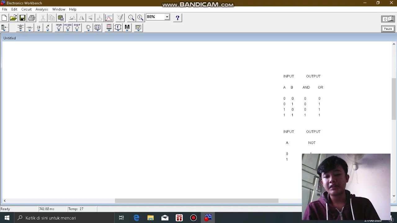 Simulasi gerbang logika (and,or dan not - YouTube