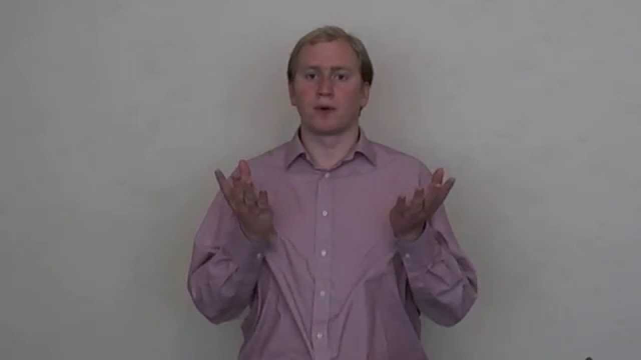 Give Up (in BSL) - YouTube