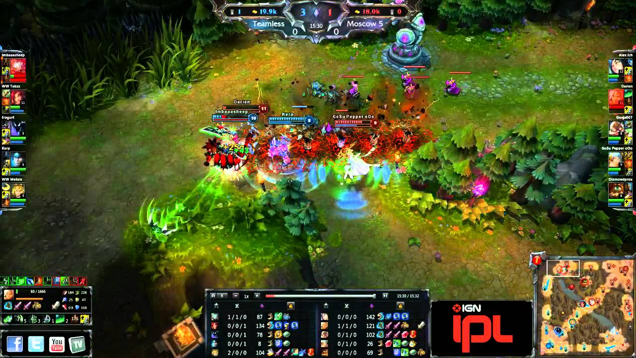 Moscow Five vs Teamless - Game 1 - IPL Elites EU Cycle 1 - League of ...