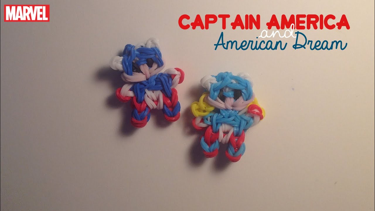 Rainbow Loom Captain America/American Dream | Marvel [Tidbits Series ...