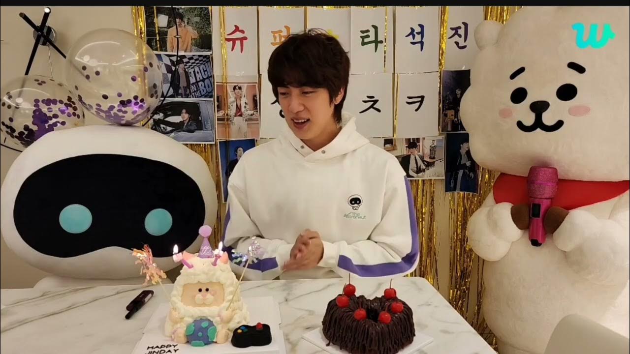 JIN Birthday live 041222 weverse live - YouTube
