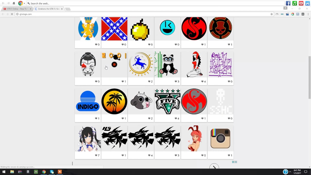 how to get make a gta5 crew emblem easy - YouTube