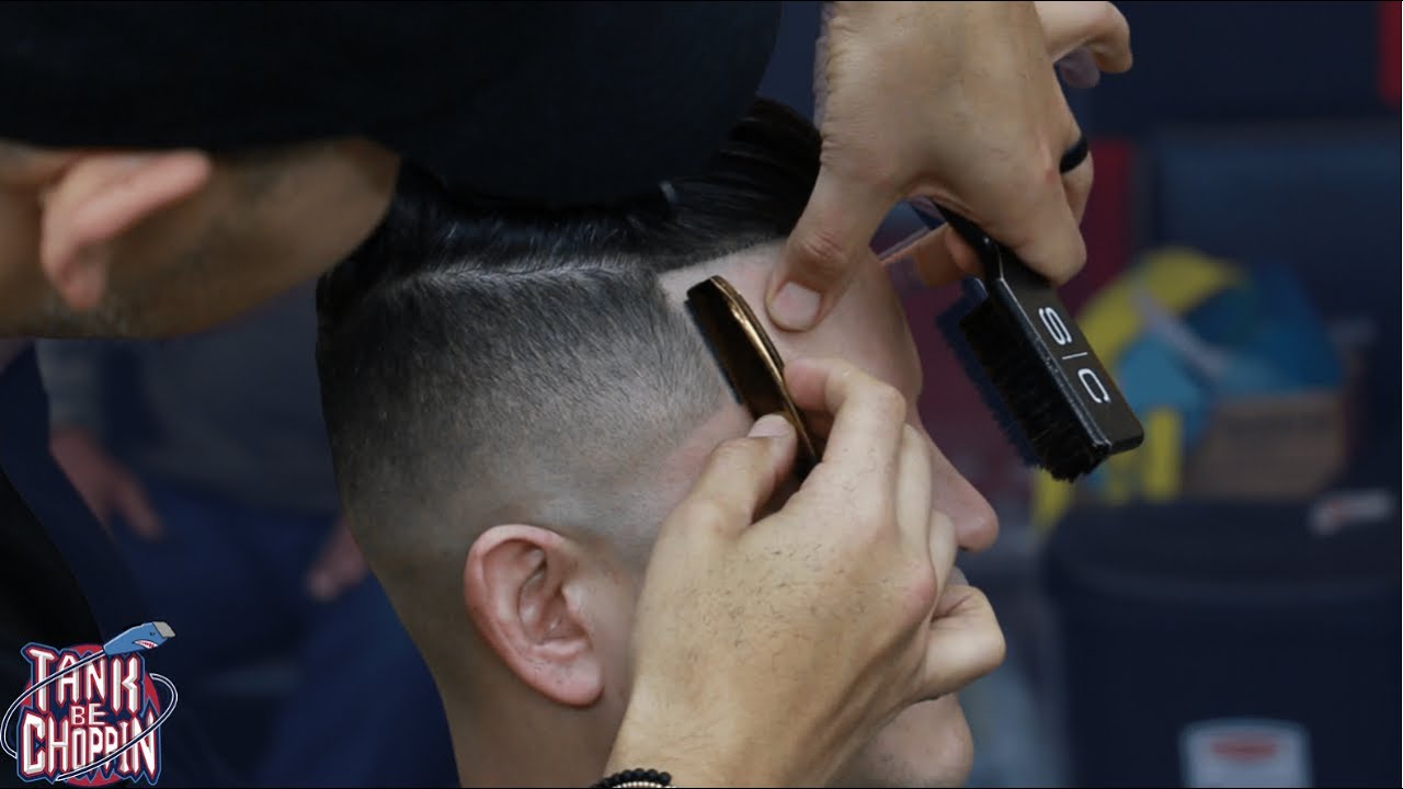 2 Types Of Lineup Enhancements | Undercut Mid Fade | Barber Tutorial ...