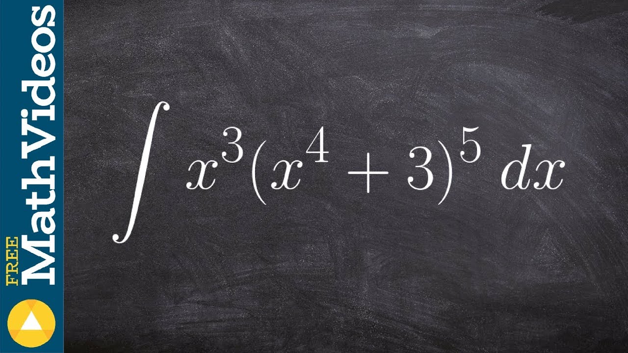 Learn how to use u substitution to integrate a polynomial - YouTube