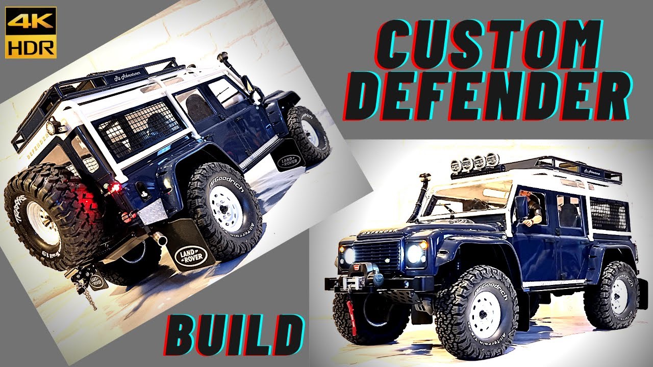 TRX-4 DEFENDER D110 Custom Painted Rc Body - Interior - Scale ...
