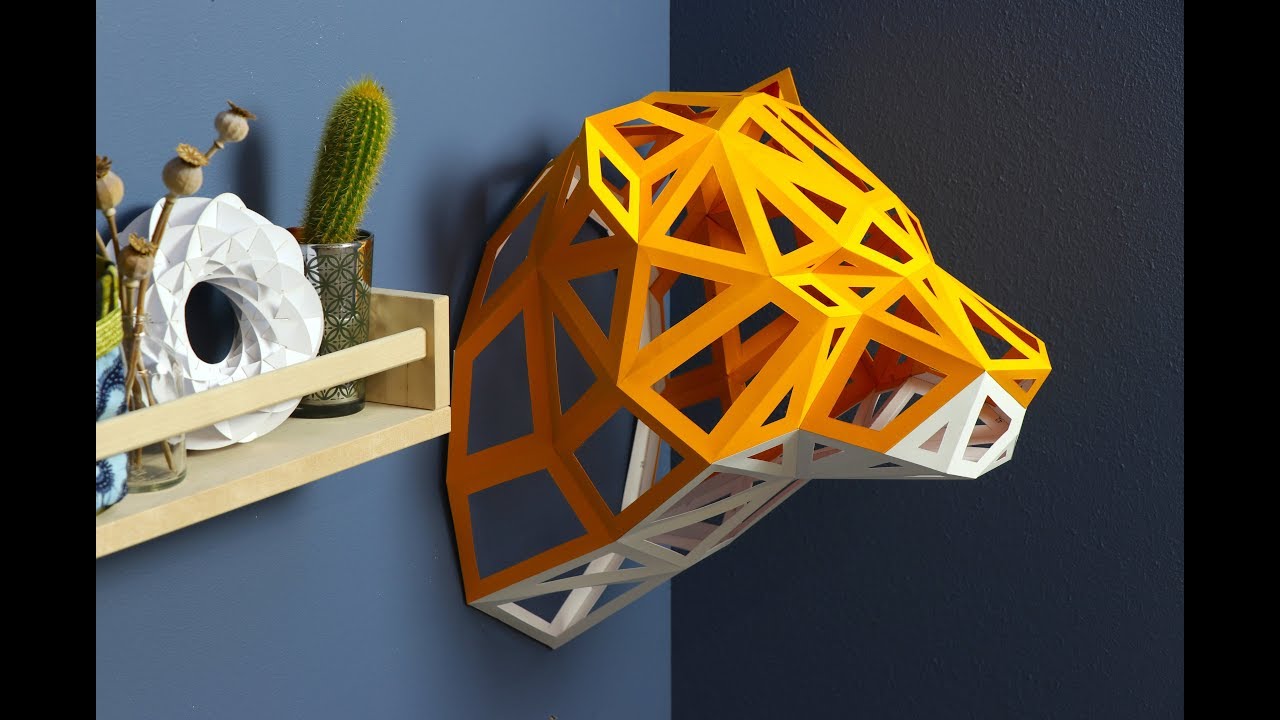 How to Modify Papercraft Animal Model into Open Structure DIY - YouTube