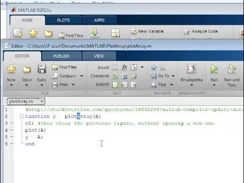 Demo of DotNet Csharp calling a Matlab plot with no refresh needed - YouTube