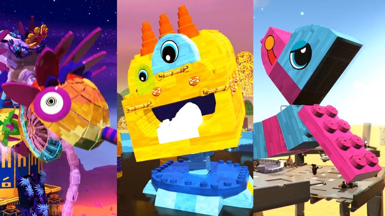 The LEGO Movie 2 Videogame - All Bosses - YouTube