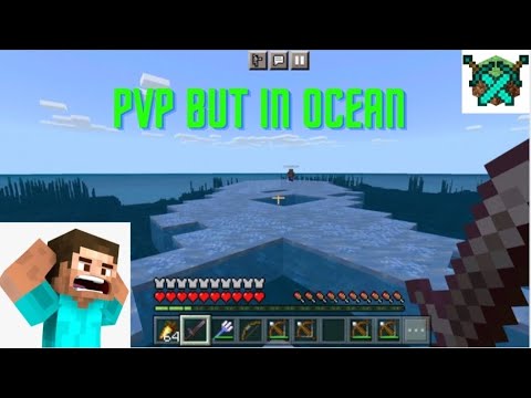 Minecraft PVP but in Ocean - YouTube