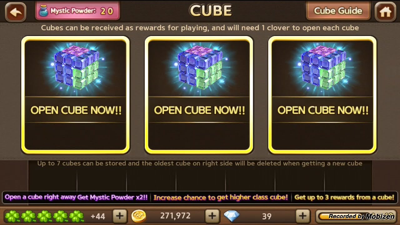 Open 3 Diamond Cubes With Aura (Watermelon Cube Hunt)[LINE LET'S GET ...