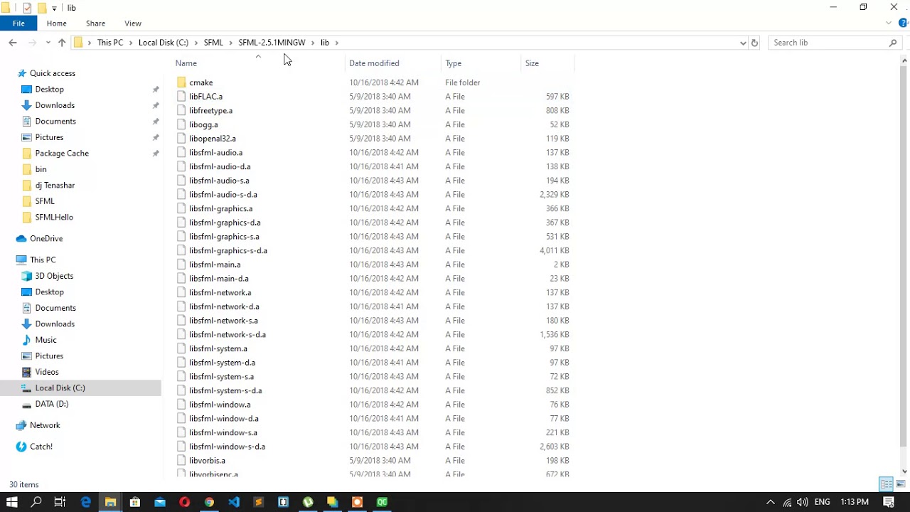 SFML QtCreator Project Setup Windows - YouTube