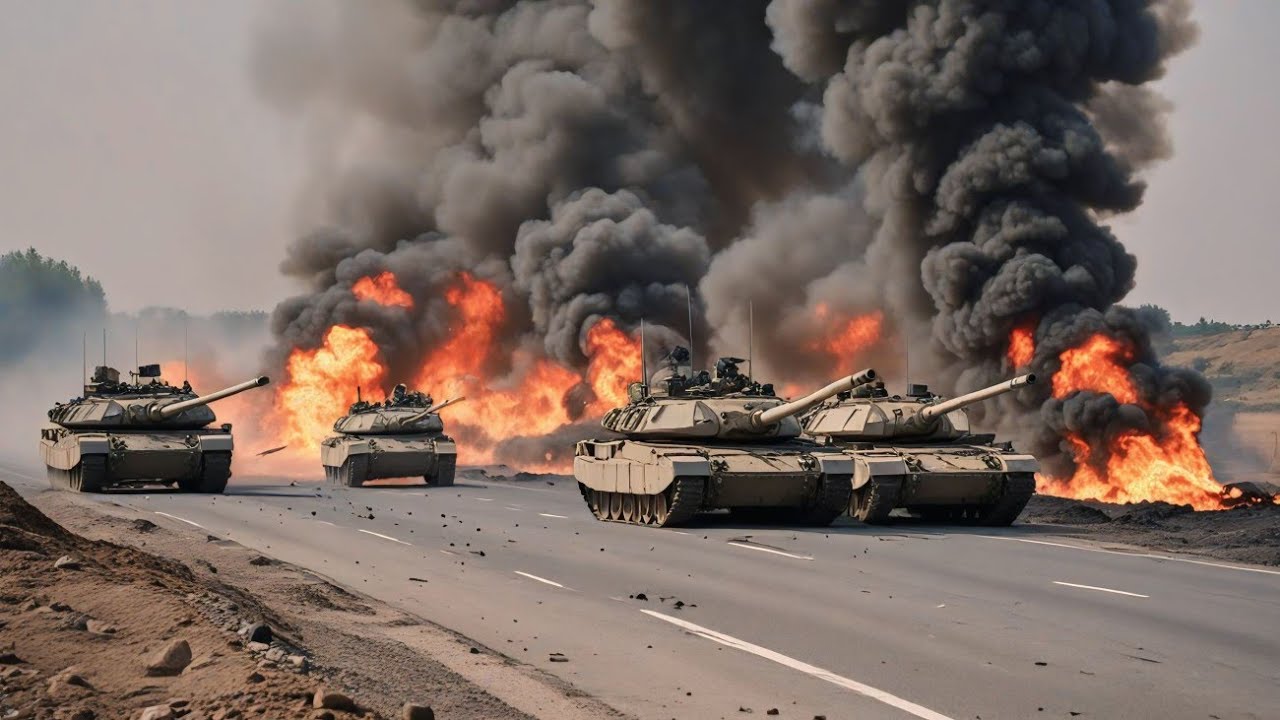 Russian missiles destroy 30 NATO Leopard tanks as they flee Ukrainian ...