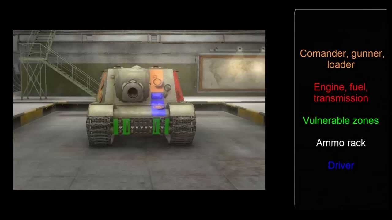 World of Tanks | Hit Zones of the ISU-152 - Tier 8 Russian Tank ...