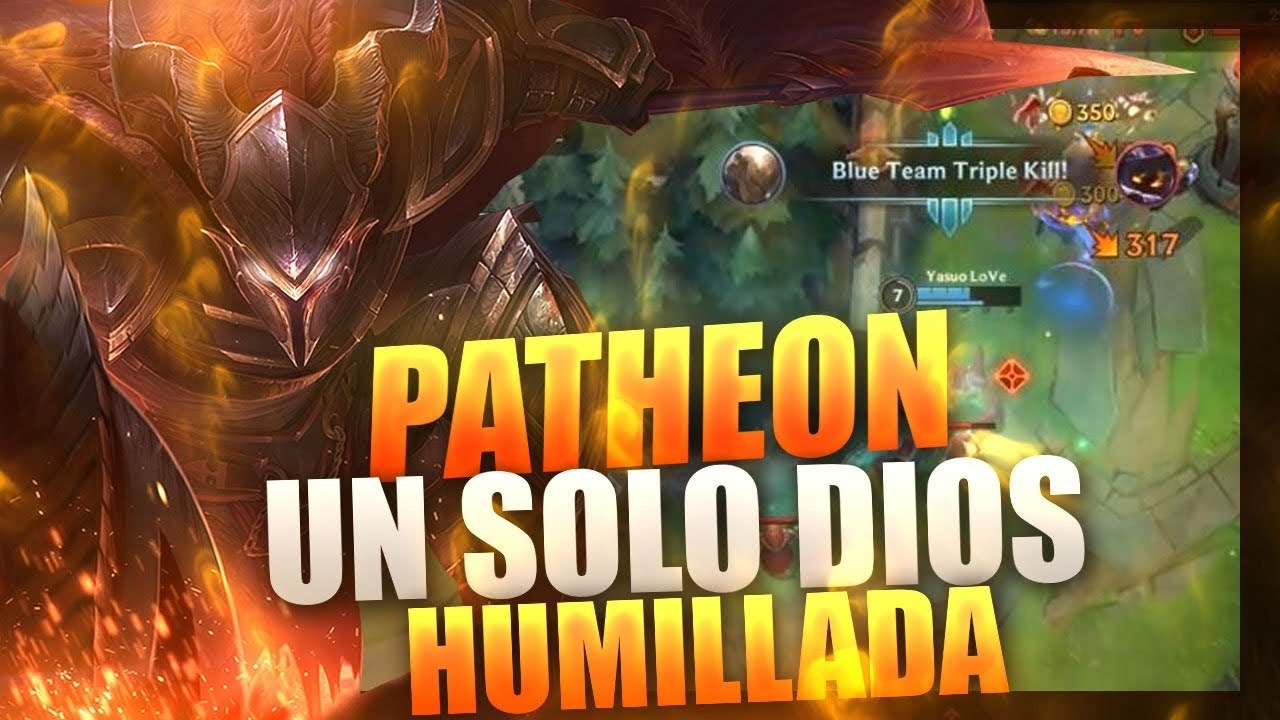 PANTHEON TOP 1 CHALLENGER TOP GLOBAL SEASON 4 JUEGA ASI,GUIA BUILD Y ...