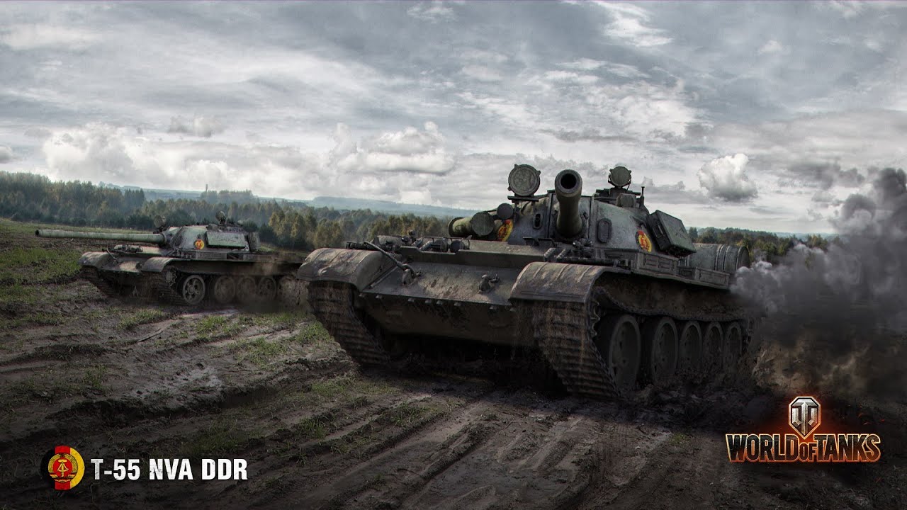 T-55A (T-55 NVA/DDR) spotkany na randomie - YouTube
