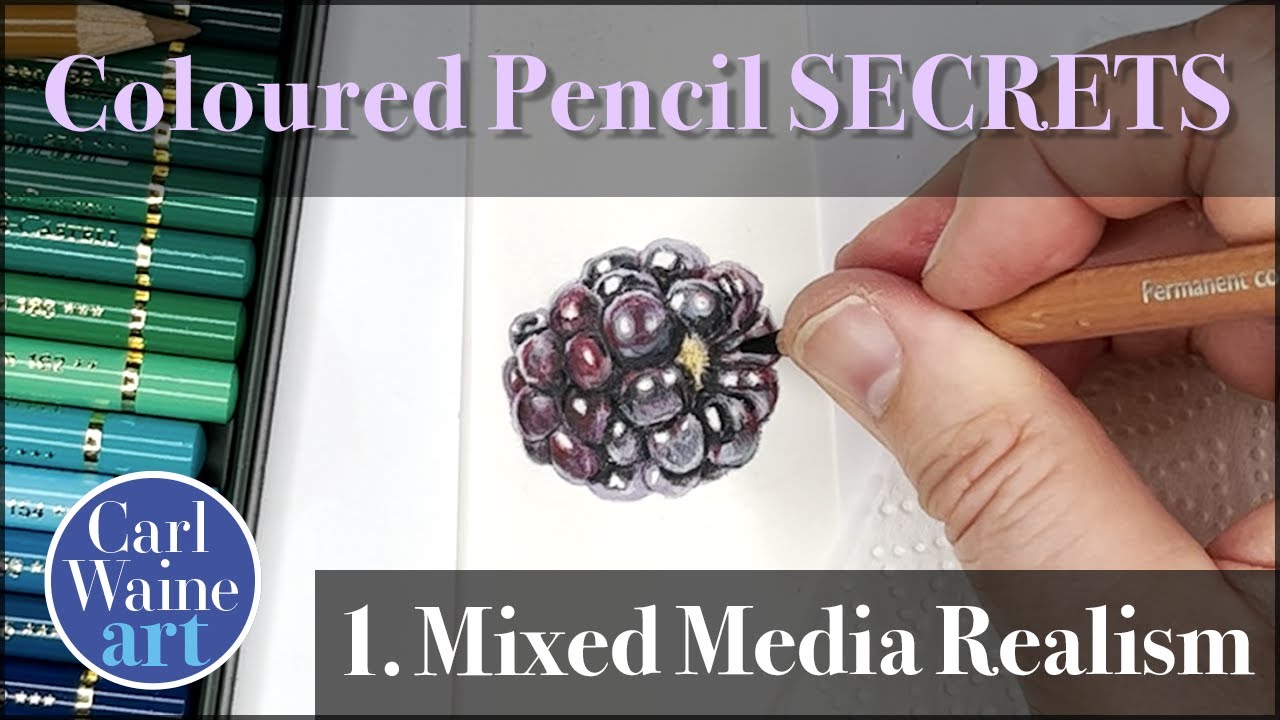 1. Watercolour Underpainting | Deepen Your Coloured Pencil Drawing ...